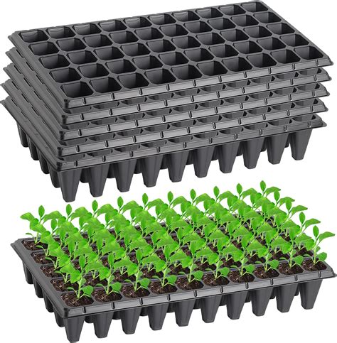 250 Cells 20×10 Inch Seedling Plug Trays 5 Pcs 54x28cm