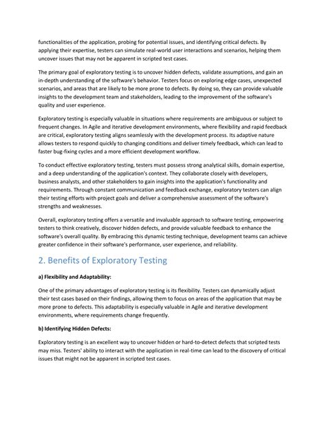 ppt exploratory testing a flexible approach to uncover hidden issues