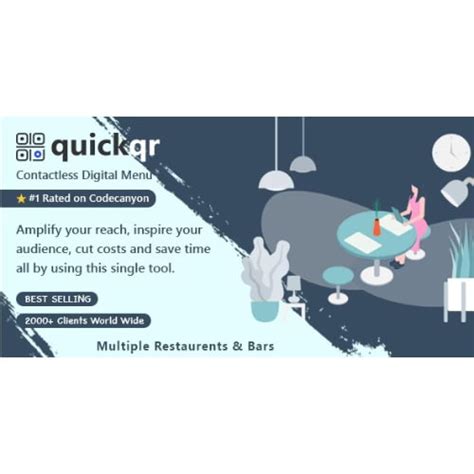 quickqr saas qr code restaurant menu maker digixcel