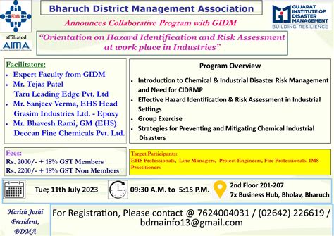 Welcome To Bdma Bharuch District Management Association
