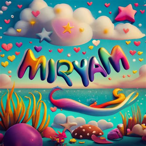 Imagenes 3d Nombre Miryam Imágenes Para Peques