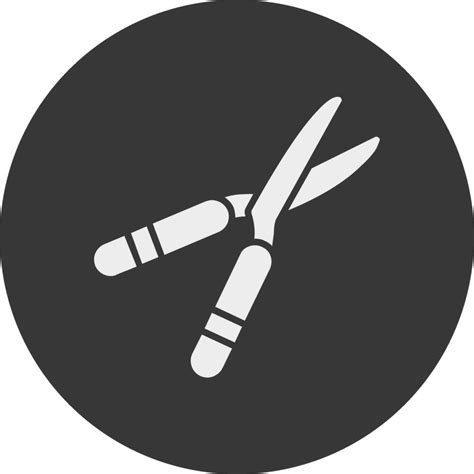 Sheers Glyph Inverted Icon 43521059 Vector Art At Vecteezy