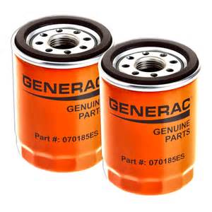 Generac Oil Filter 070185es For Air Cooled And Portable Generators Universal Generator Parts