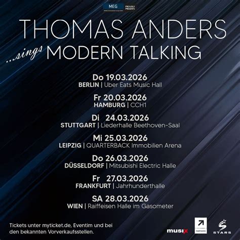 Thomas Anders Sings Modern Talking