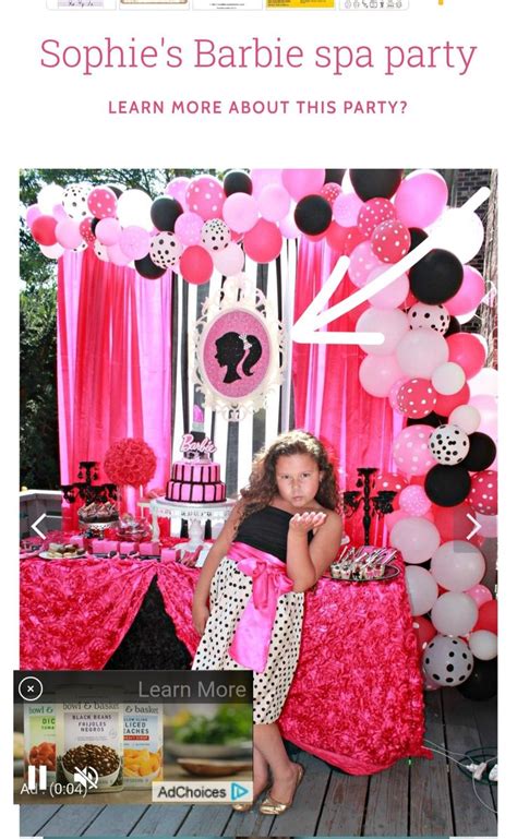 Pin By Lisa L On 7th Barbie Party In 2025 Barbie Party Spa Party Barbie