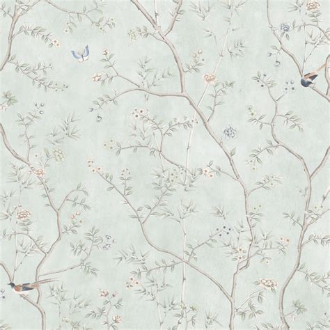 Onism Ocean Wallpaper Chinoiserie Botanical Mural Paste The Wall