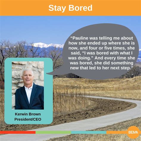 In This Months Ceo Insights Kerwin Brown Cae Mba Talks About The Bema