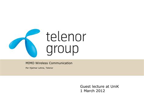 Mimo Wireless Communication