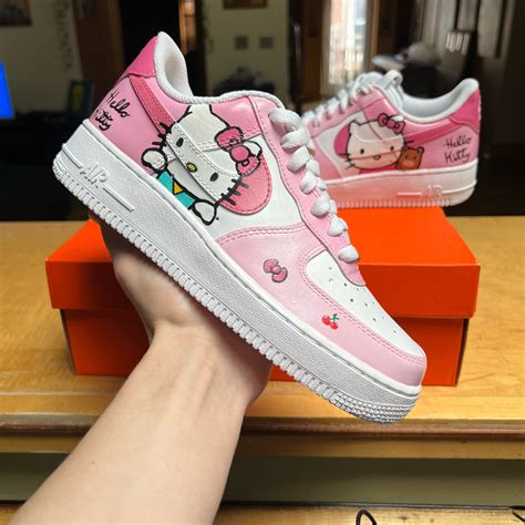 Hello Kitty Af1s Tommy Manning Art