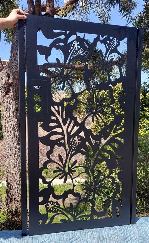 Custom Metal Gate Made To Order Modern Artistic Design Plasmalaser