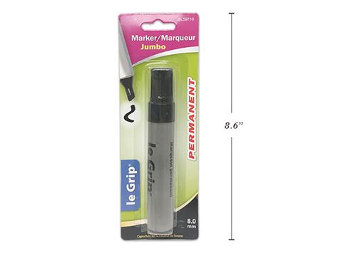 Selectum Chisel Point Permanent Jumbo Black Marker Mr Fly