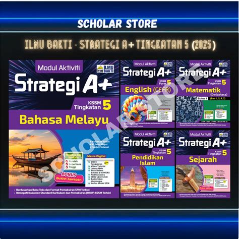 Scholarstore Modul Aktiviti Strategi A Kssm Tingkatan 5 Form 5