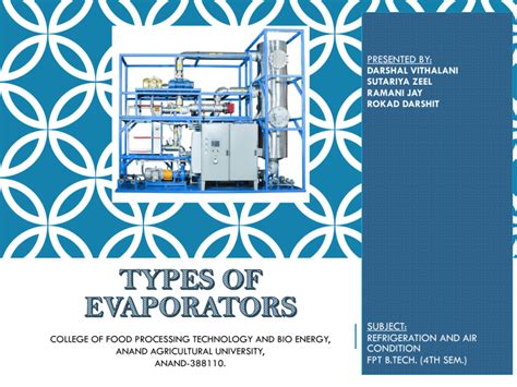 Evaporators In Refrigeration Systems