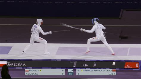 Poland Earns First Womens Epee Fencing Medal Against China Nbc Olympics