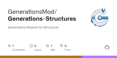 Github Generationsmodgenerations Structures Generations Module For