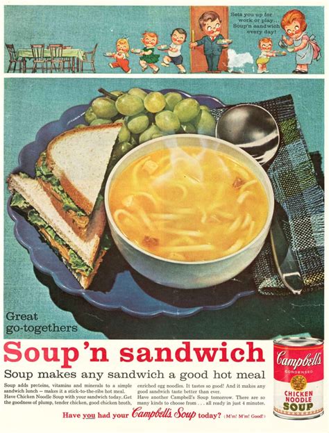 Campbells Chicken Noodle Soup Vintage Ads Ps Food