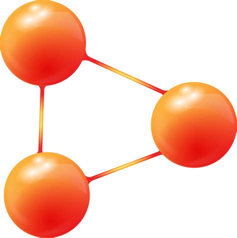 Molecule Structure Model Sign Molecules In Chemistry Science For