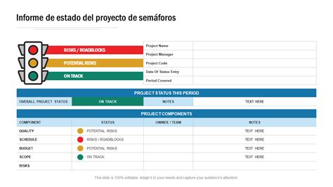 Las 10 Mejores Plantillas De Estado De Proyectos Con Muestras Y Ejemplos