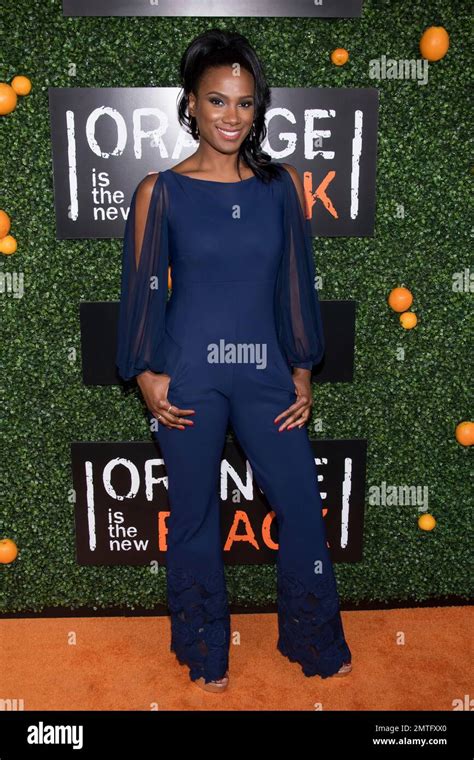 Vicky Jeudy Attends Netflixs Orange Is The New Black Season Five
