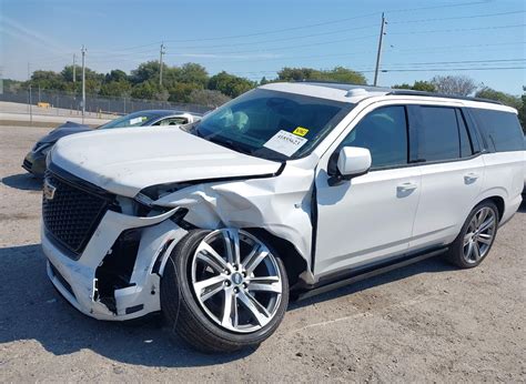Someone Crashed A Brand New Cadillac Escalade Just 1700 Miles After