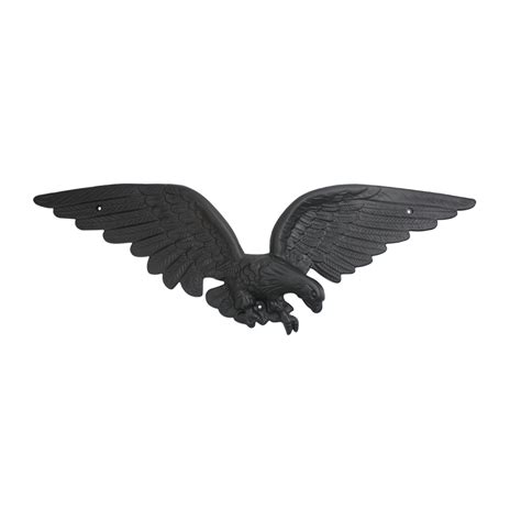 Eagle Wall Mount Black Pvc 29w X 85h Inches Americana Outdoor Decor