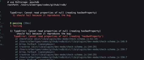 Rxdb Addcollections Err Typeerror Cannot Read Properties Of Null