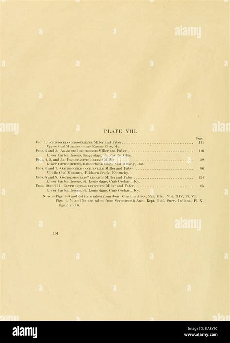 The Carboniferous Ammonoids Of America Page 164 Description Of Plate