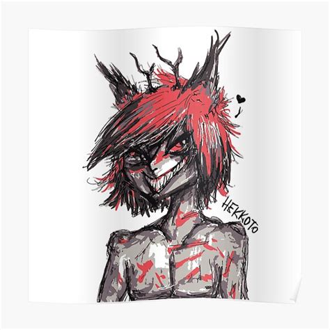 Sexy Alastor Hazbin Hotel Helluva Boss Dämon Poster Von Hekkoto