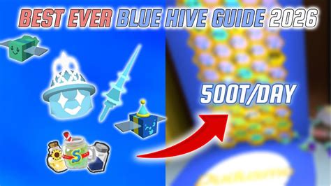 Best Ever Blue Hive Guide 500tday 2026 Bee Swarm Simulator Youtube