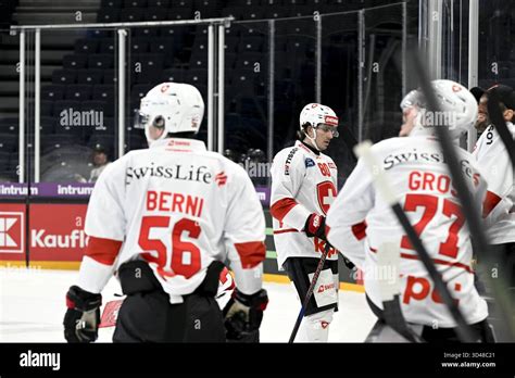 Nicolas Baechler C Of Team Switzerland Leaves The Ice After Major