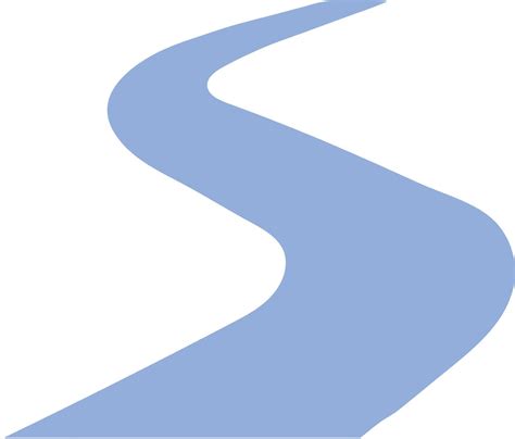 Winding River Path Minimalist Illustration 59365496 Vector Art At Vecteezy