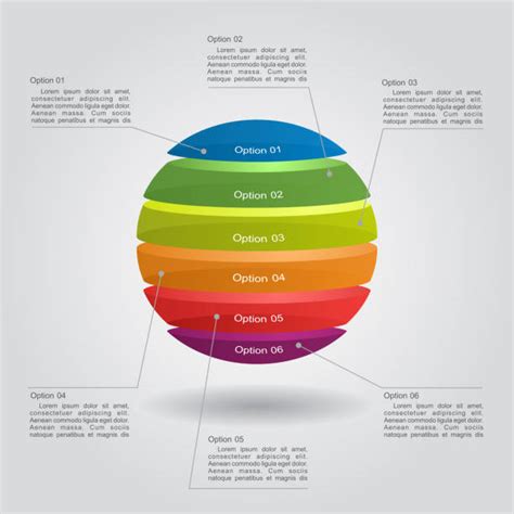 630 6 Part Infographic 3d Stock Illustrations Royalty Free Vector