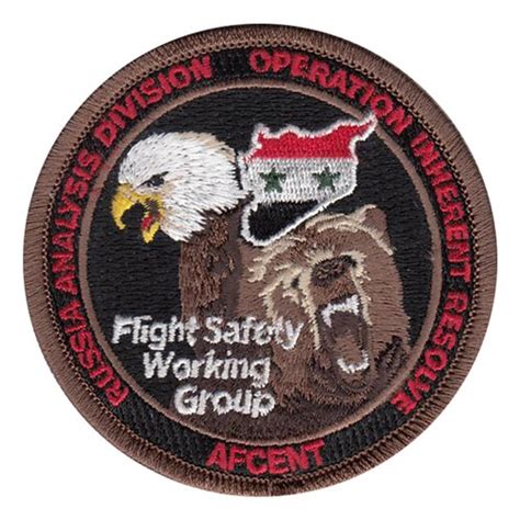 Afcenta5 Flight Safety Patch Air Force Central Patch