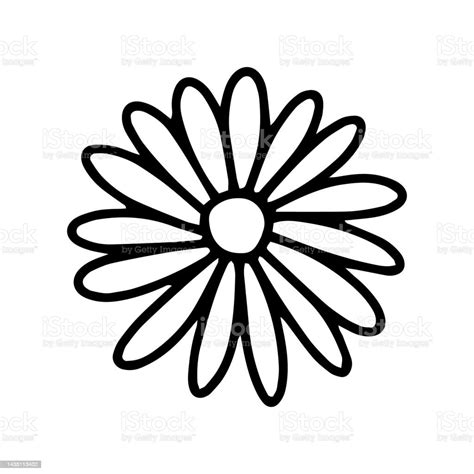 Doodle Daisy Vector Stock Illustration Download Image Now Art