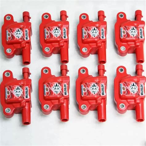 Granatelli Motorsports Gm Lt Series Coil Cars 85kv Malevolent Series Set Of 8 Red Body