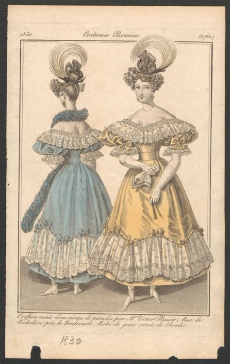 Women 1830 1831 Plate 029 Fashion Plates Historical Fashion 1830s