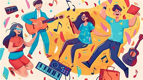 Aiai数字艺术 青春活力的卡通手绘青年节 Ai平面元素免费下载png格式4368像素编号69537258 千图网