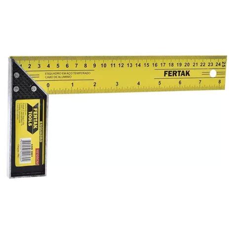 Esquadro De Aço Cabo Metalico 10 Polegadas Fertak Mercadolivre