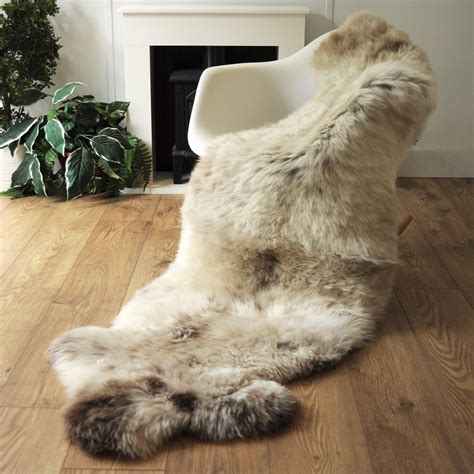 British Organic Double Sheepskin Rug Uk British