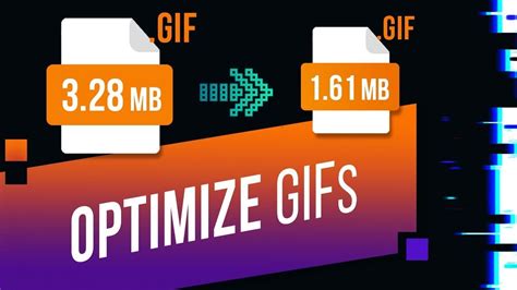 How To Optimize An Animated  How To Reduce  Size How To Compress  Files Youtube
