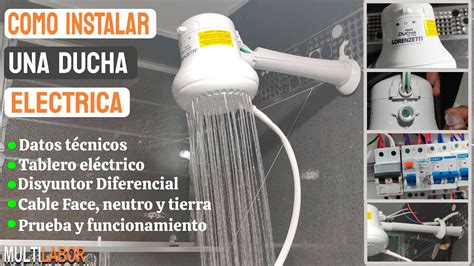 Como Instalar Una Ducha Eléctrica Ducha Eléctrica Lorenzetti Youtube