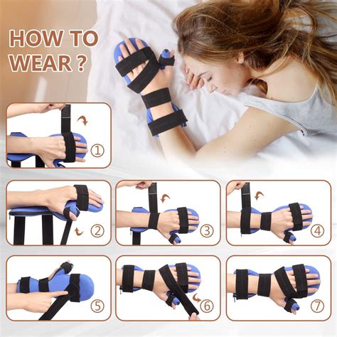 Scurnhau Resting Hand Splint Finger Support For Stroke Recovery Carpal Tunnel Arthritis