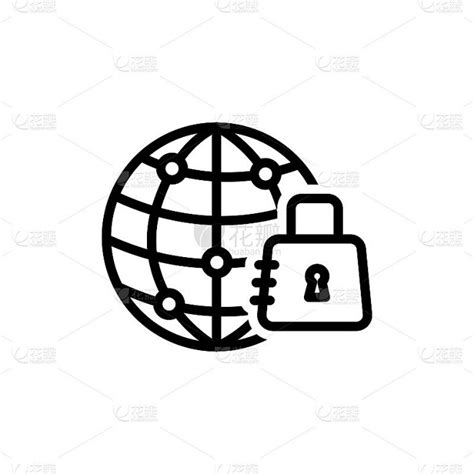 网络安全锁图标