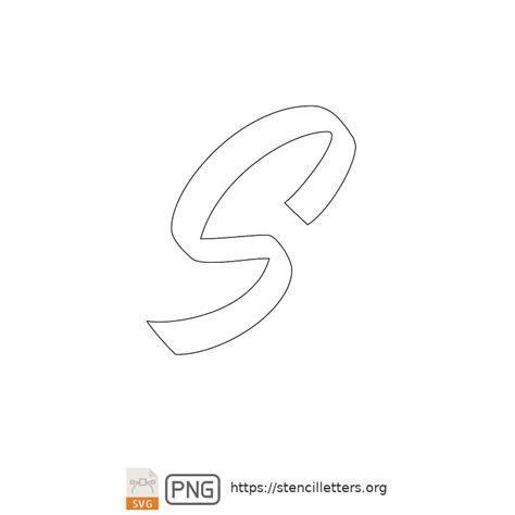 40s Brushed Retro Cursive Large Letter Stencils For Wood In Svg