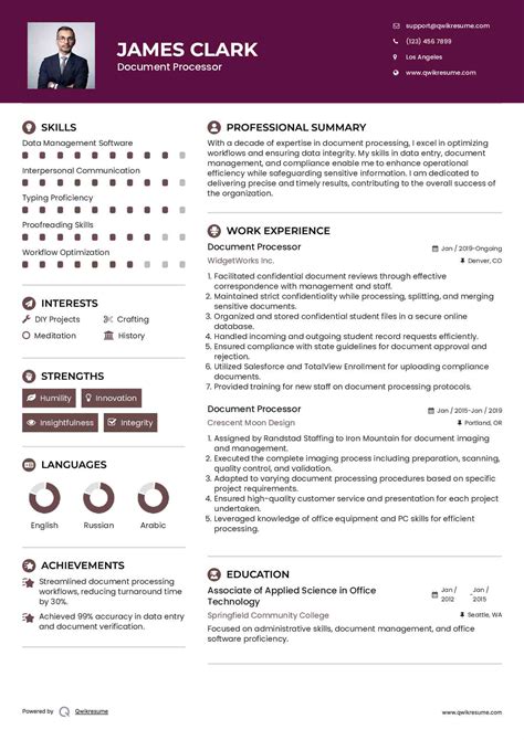 10 Document Processor Resume Samples And Templates For 2025