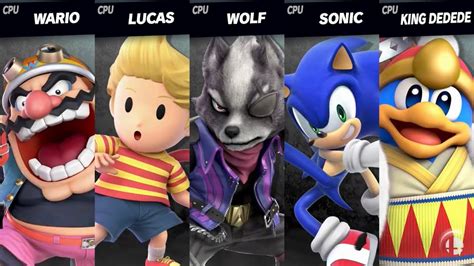 Super Smash Bros Ultimate Smash Remix Characters Match 2 Youtube