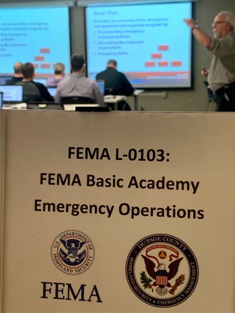 Final Day Of The Fema Basic Academy Planning Emergency Operations