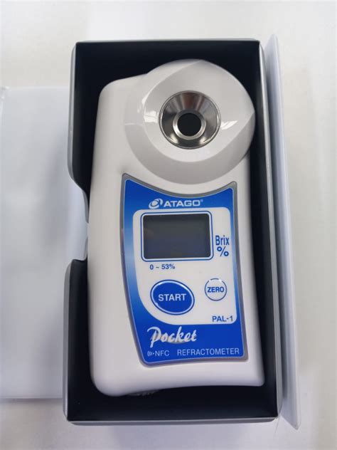 Refractometro Digital Rango 0 53 Brix Modelo Pal 1 Atago Biosan