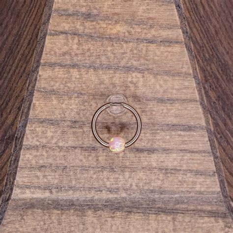 3mm Captive Bead Bubble Gum Opal Nathans Tattoos And Piercings