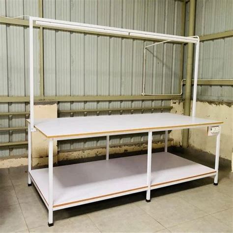 Steel And Wooden Garment Checking Table 1 Year White At ₹ 8500 Piece In Faridabad